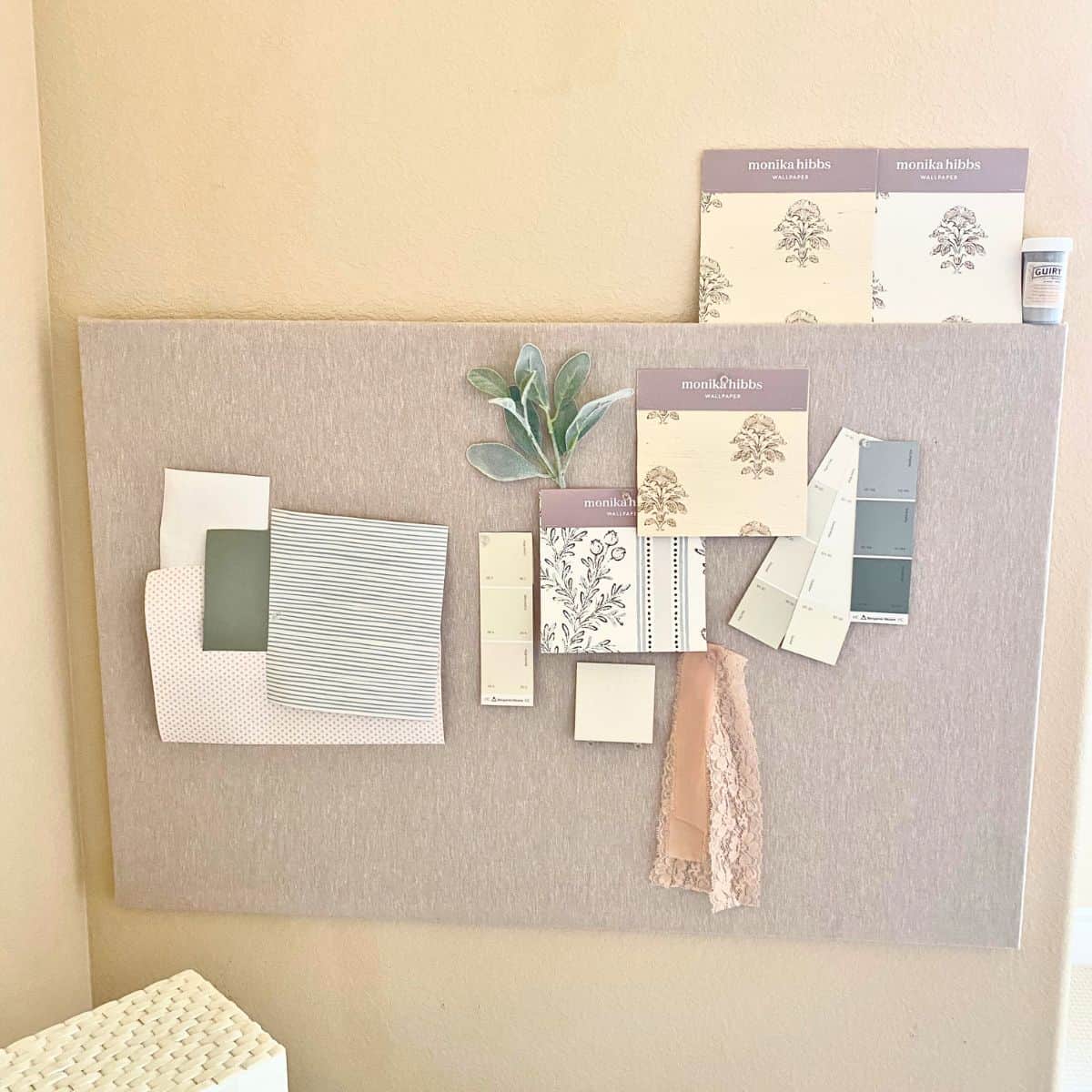 DIY Linen Pinboard | Mornington Lane